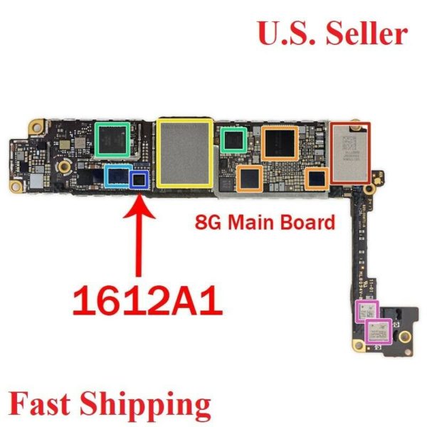 X5 OEM iPhone 8, 8 Plus Charging Charger Hydra IC 1612A1 Tristar IC U6300 56 pin - Repair ...