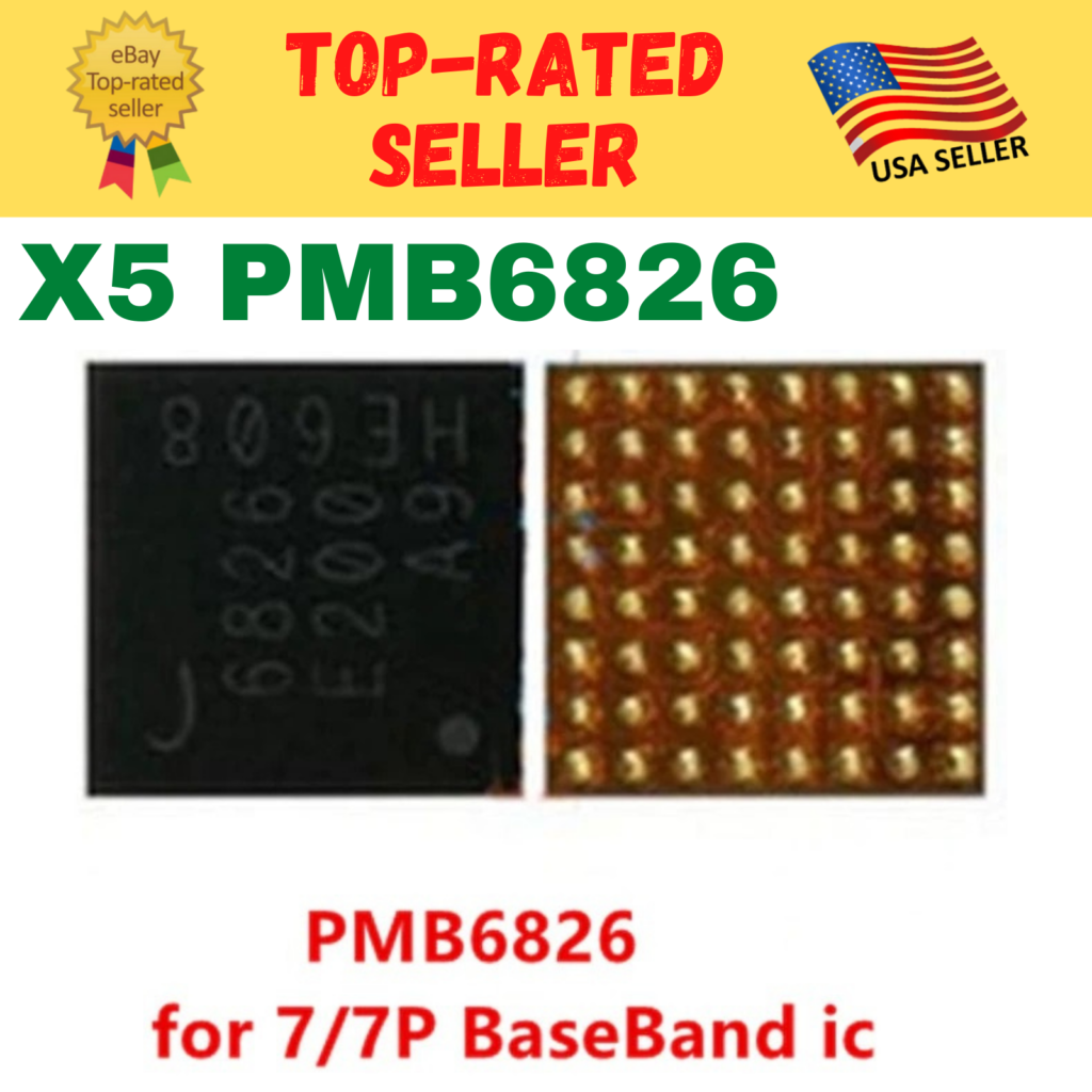 X5 PCS New PMB6826 6826 for iphone 7 7 plus BASEBAND PMIC Power IC Chip - Repair Services | Cell ...